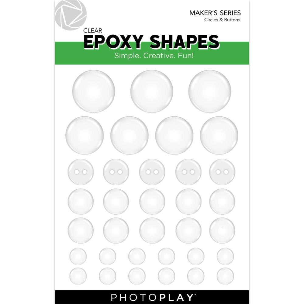 Epoxy Shapes - Circles & Buttons – Starry Night Creations