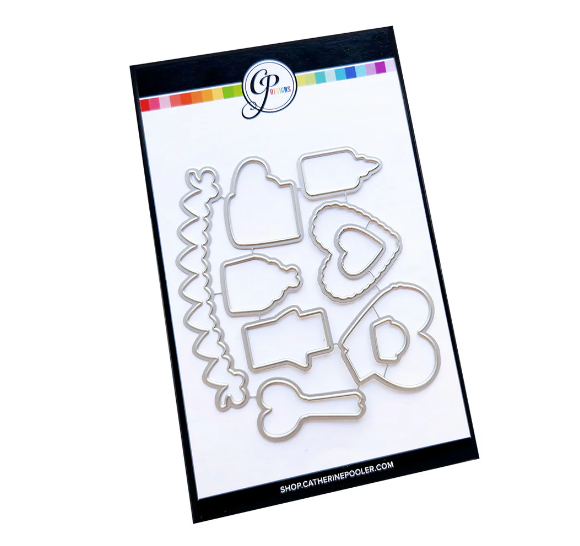 Catherine Pooler Crush on You Valentine Die Set for Card Making ...