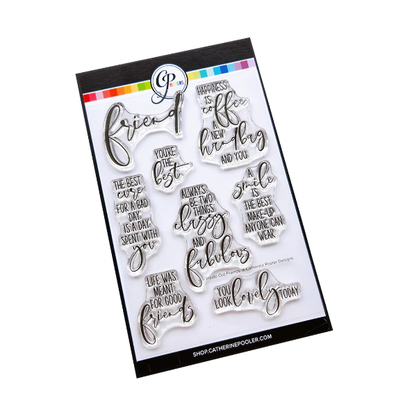 Catherine Pooler Inside Out Friends Sentiments Stamp Set for Card ...