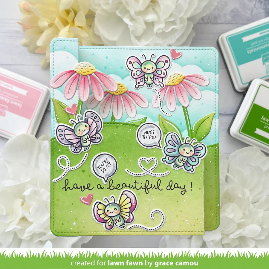 Lawn Fawn I Like Big Butterflies Stamp Set for Spring Card Making ...