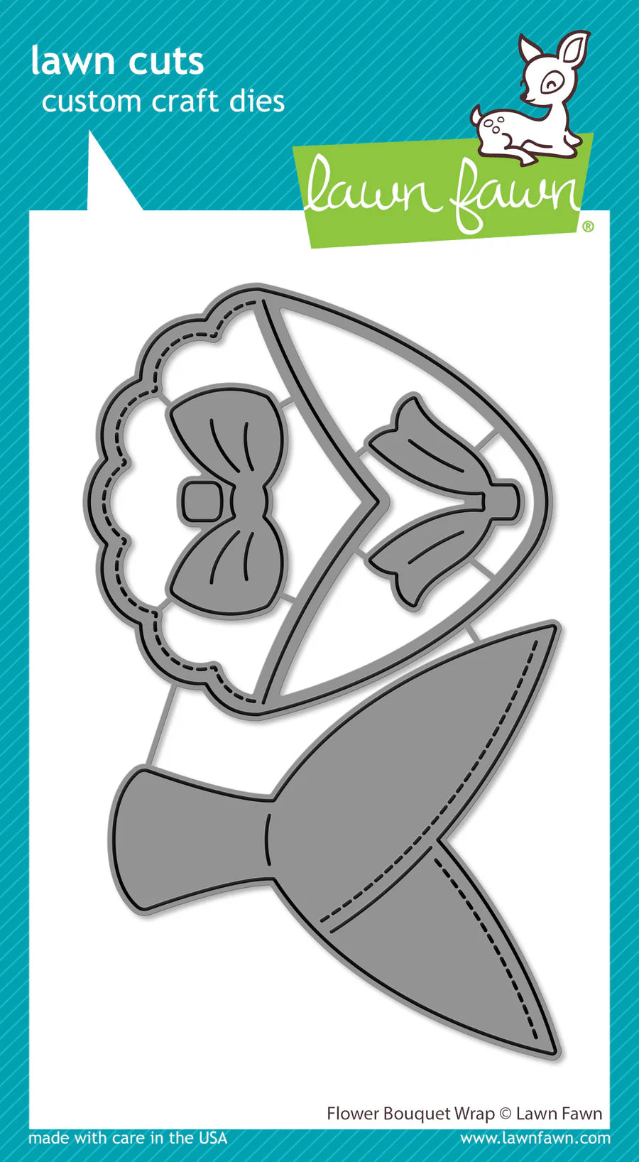 Lawn Fawn Flower Bouquet Wrap Dies for Spring and Easter Card Making ...