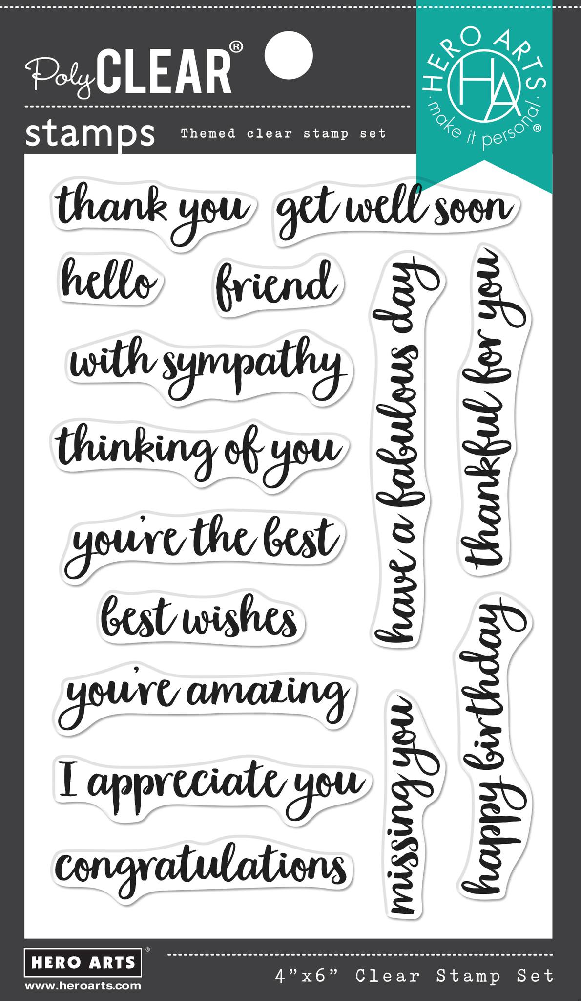 Friendly Messages Stamp & Die Bundle – Starry Night Creations